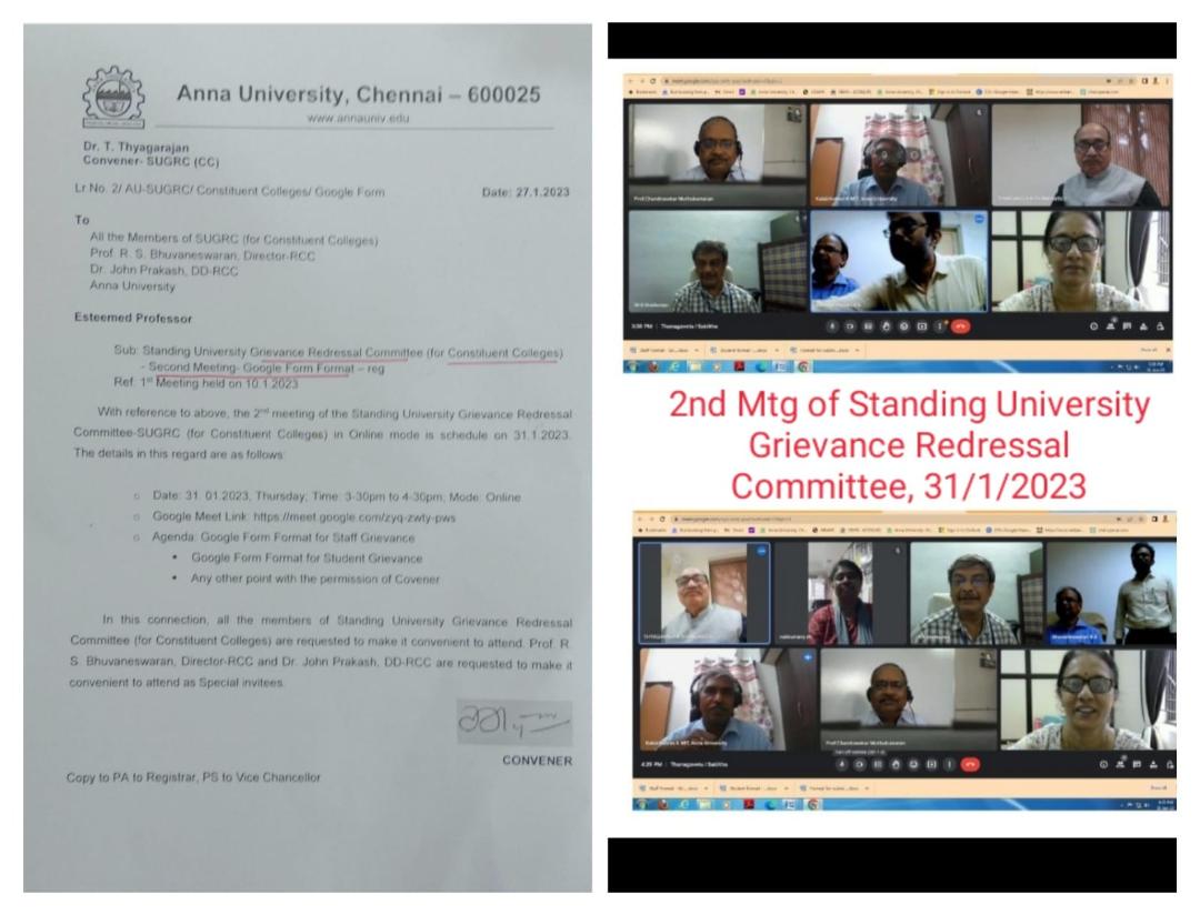 Grievance Redressal Cell